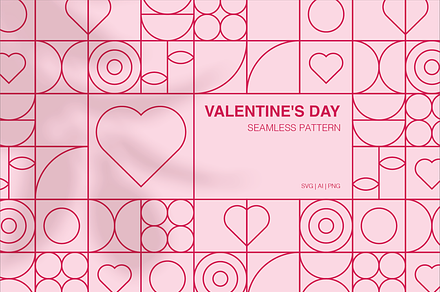 Love patterns set, a Pattern Graphic by Hala