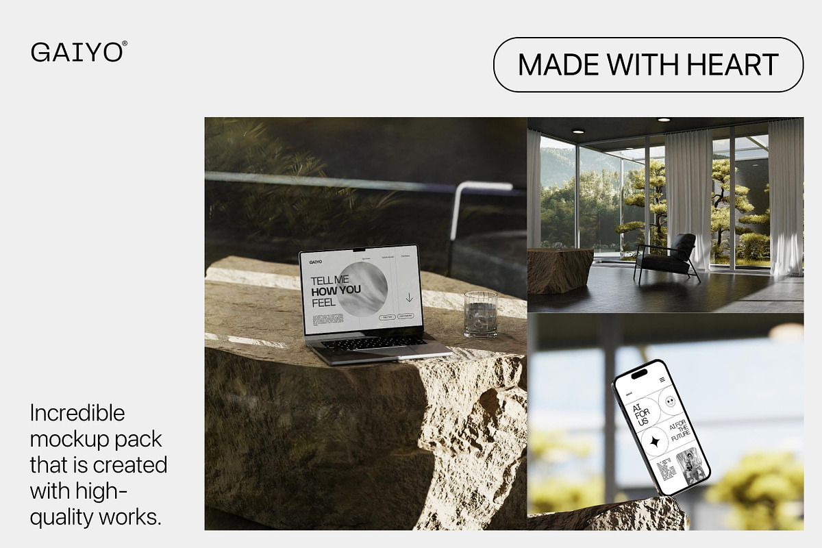 Gaiyo - Industrial Mockup Bundle, a Device Mockup by Creavora ...
