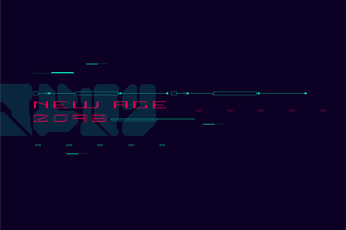 CyberPunk UI Set, a Technology Illustration by Olga Ryzychenko