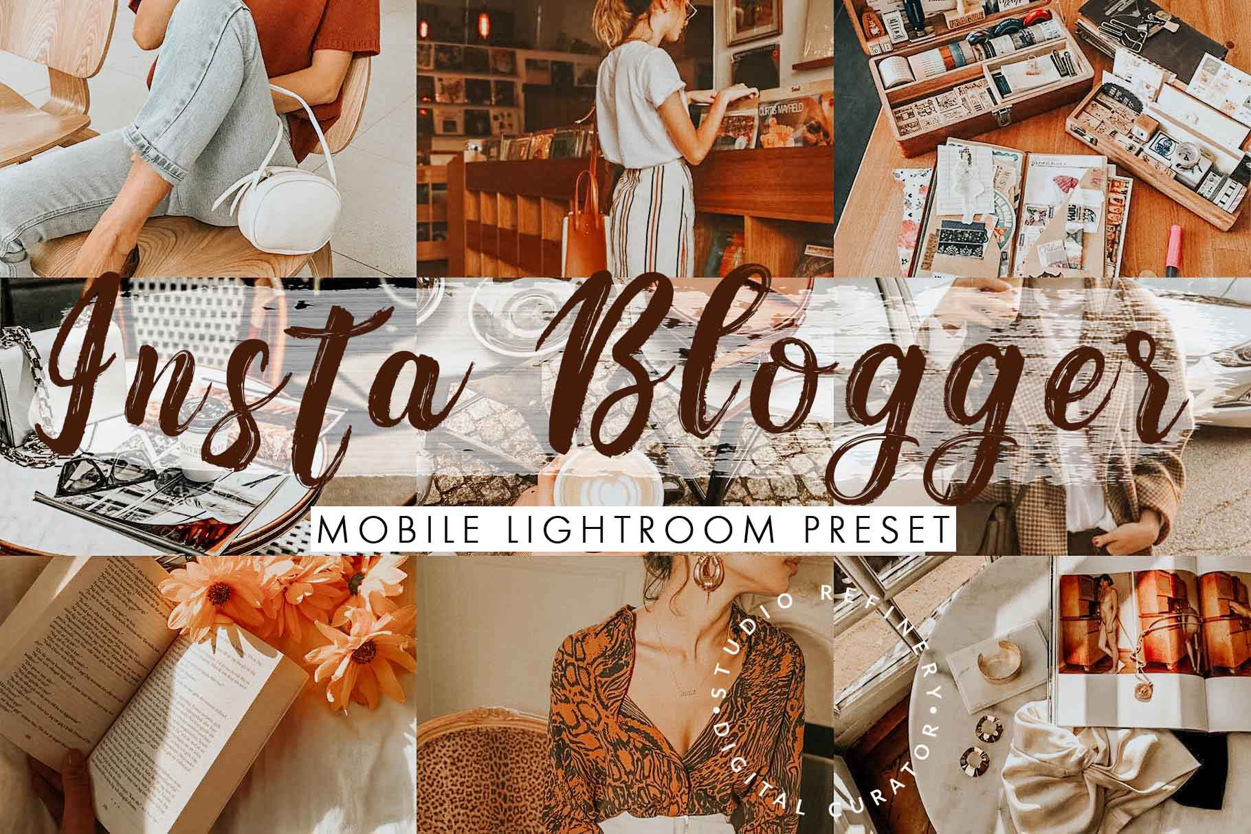 Insta Blogger Mobile Presets, an Action Add-On by STUDIO REFINERY