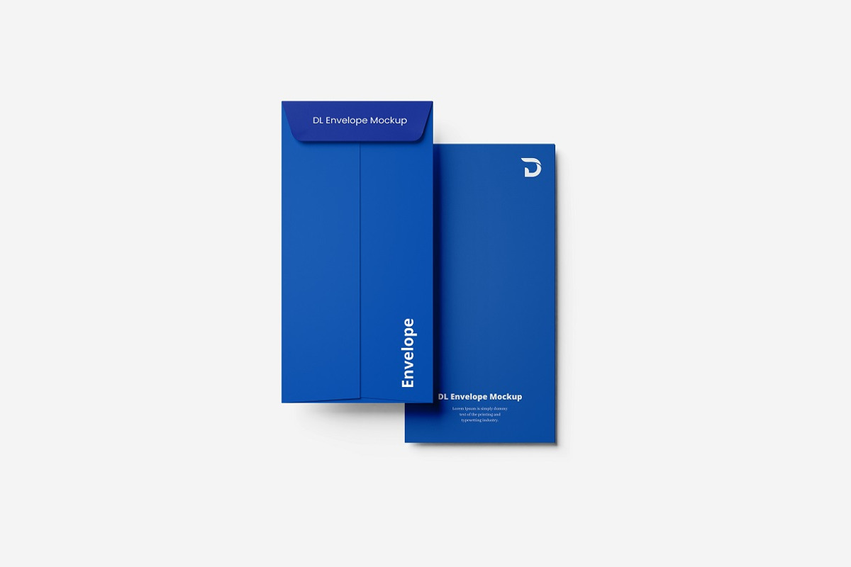 Standard DL Envelope Mockup, a Packaging Mockup by Akaimockup