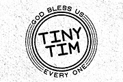 Tiny Tim Font Family, a Handwritten Font by Andrew Hochradel