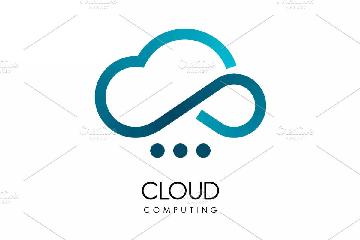 Cloud Computing Logo, a Branding & Logo Template by Magda