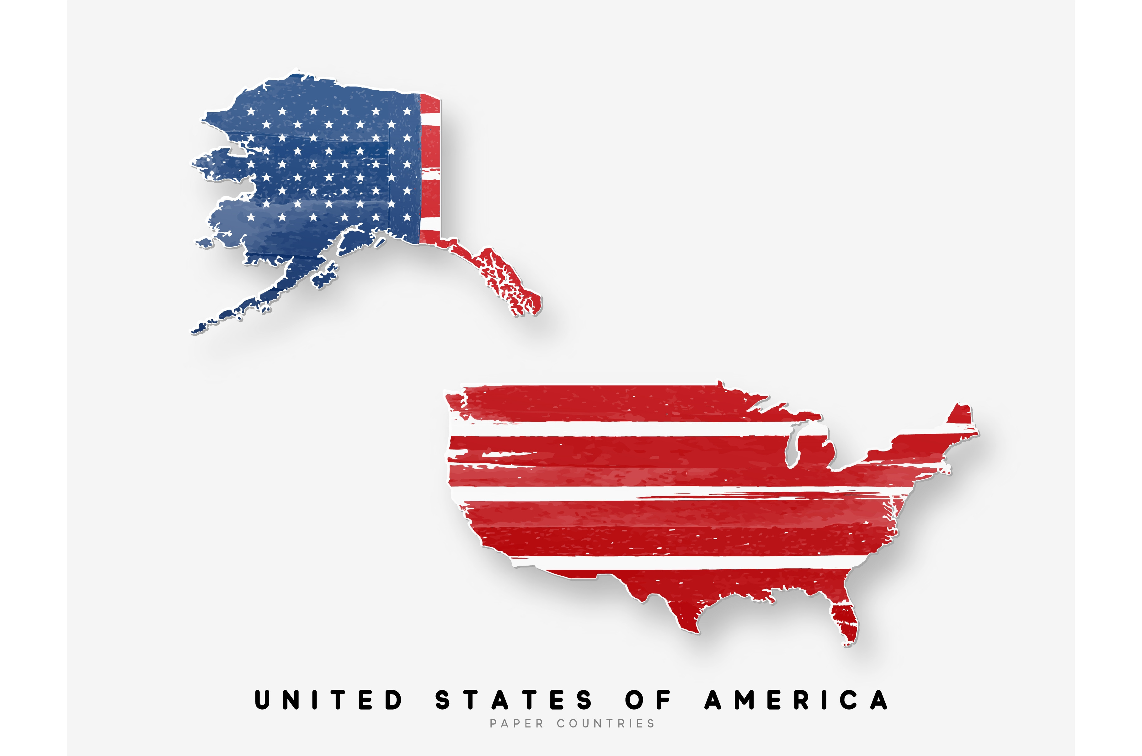 United States of America, an Icon by Modern vector