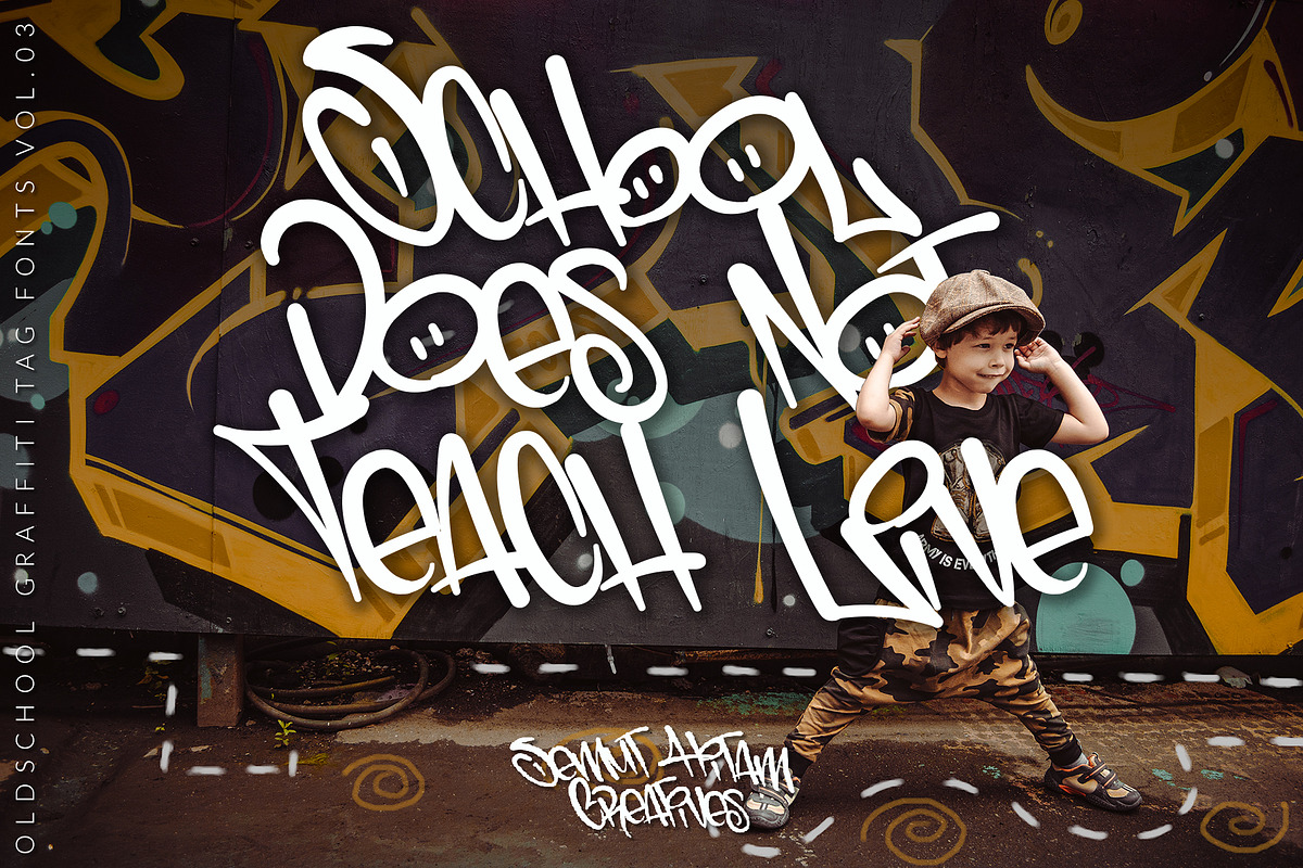 Schoolin - Graffiti Fonts