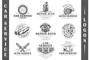 9 Car Service Logos Templates Vol.1, a Branding & Logo Template by Art ...