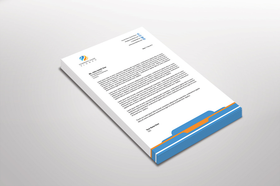 Kambota Letterhead Template, a Stationery Template by Dueza.Com