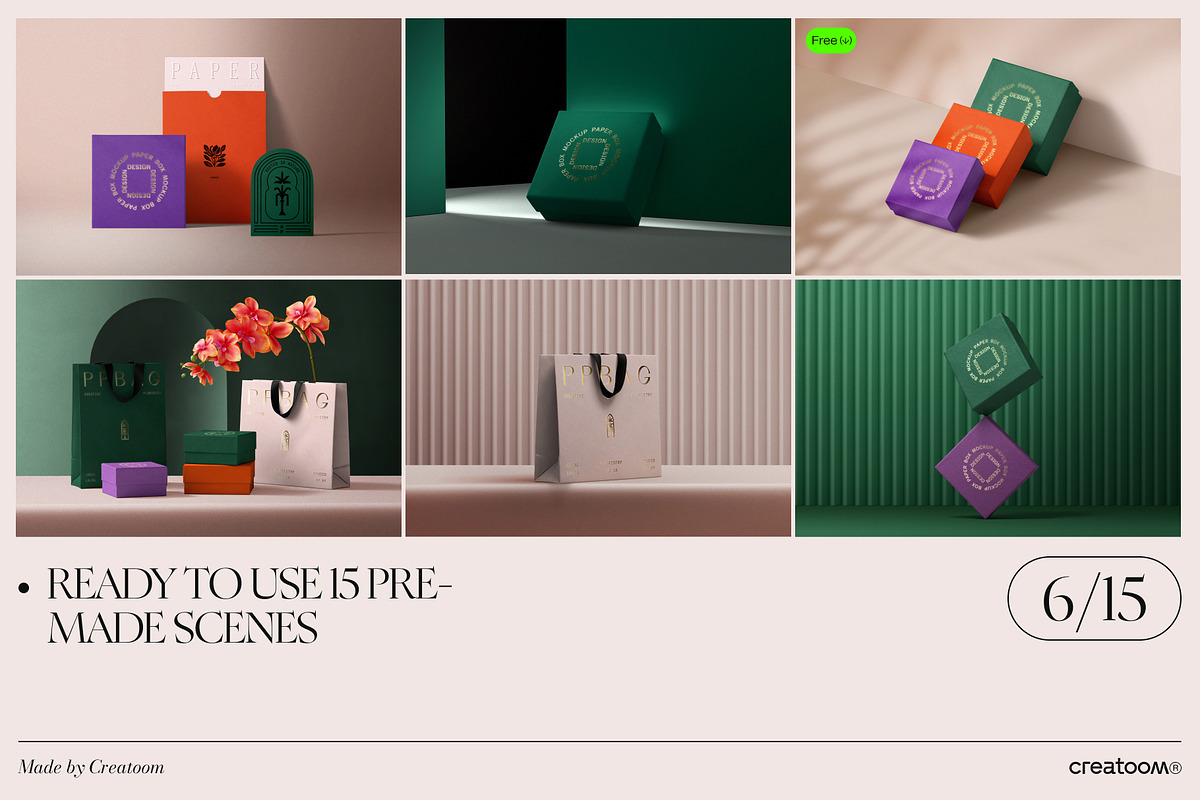 Branding mockup creator (168 PSD), a Product Mockup by Creatoom