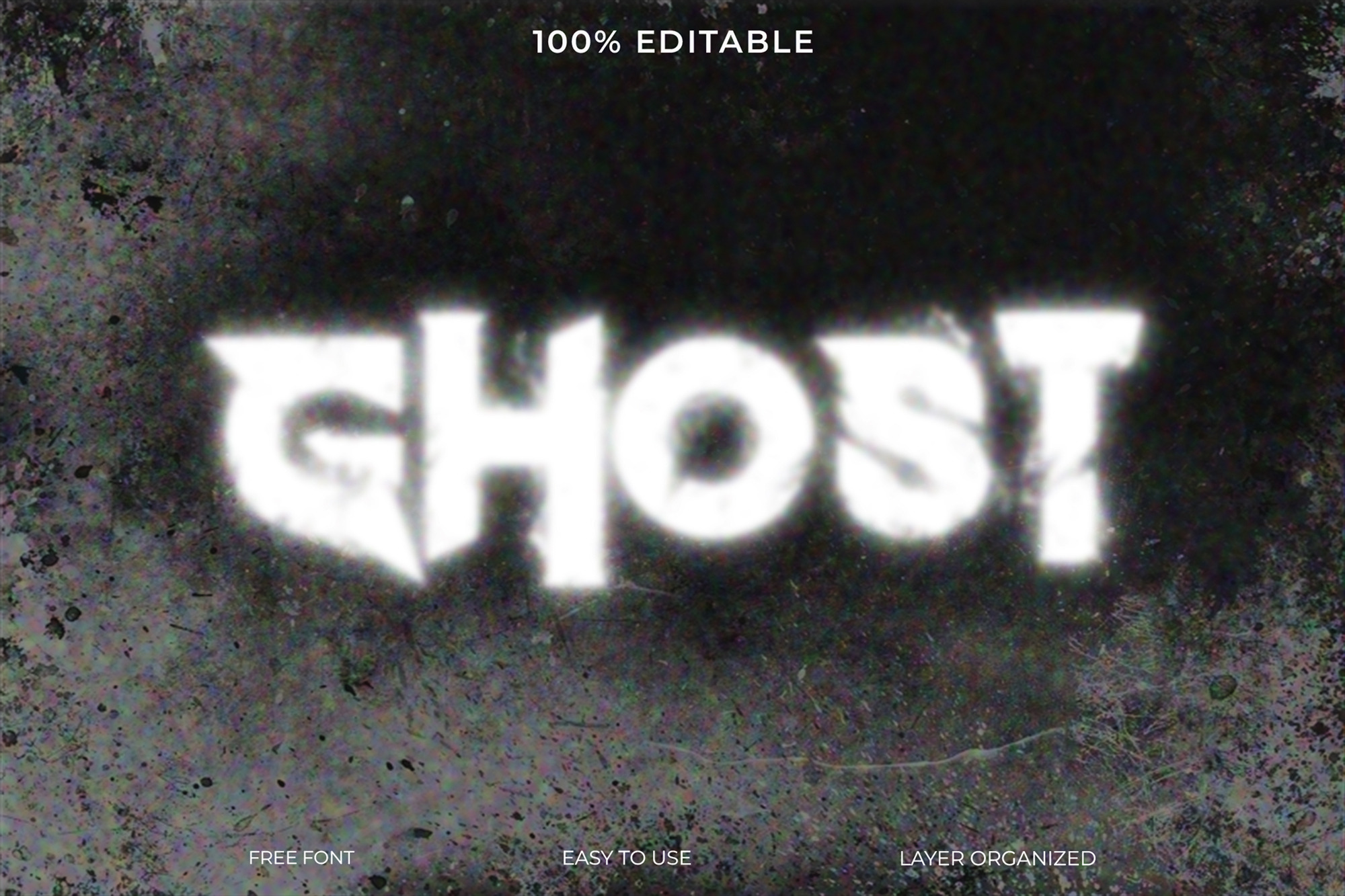 Ghost Blurry Text Effect Style PSD, a Layer Style Add-On by Imamul001