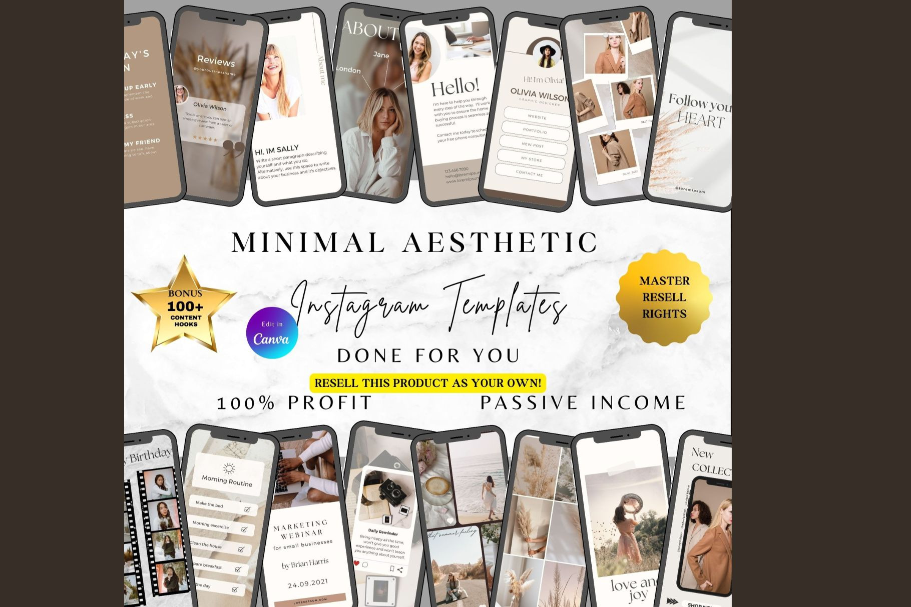 MRR Instagram Templates, a Social Media Template by Lynn Reese Designs
