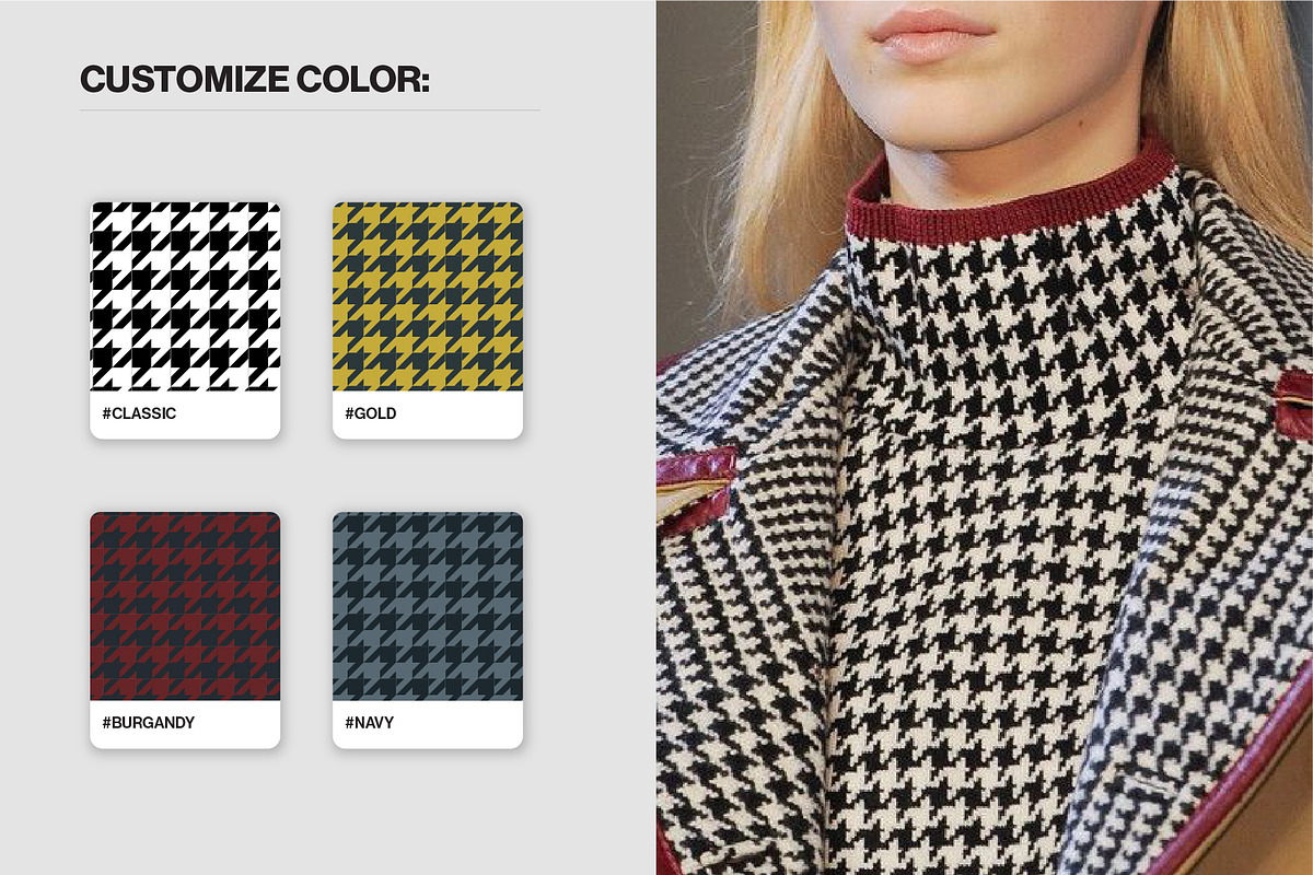 Houndstooth Pattern, a Pattern Graphic by Swatch Supply