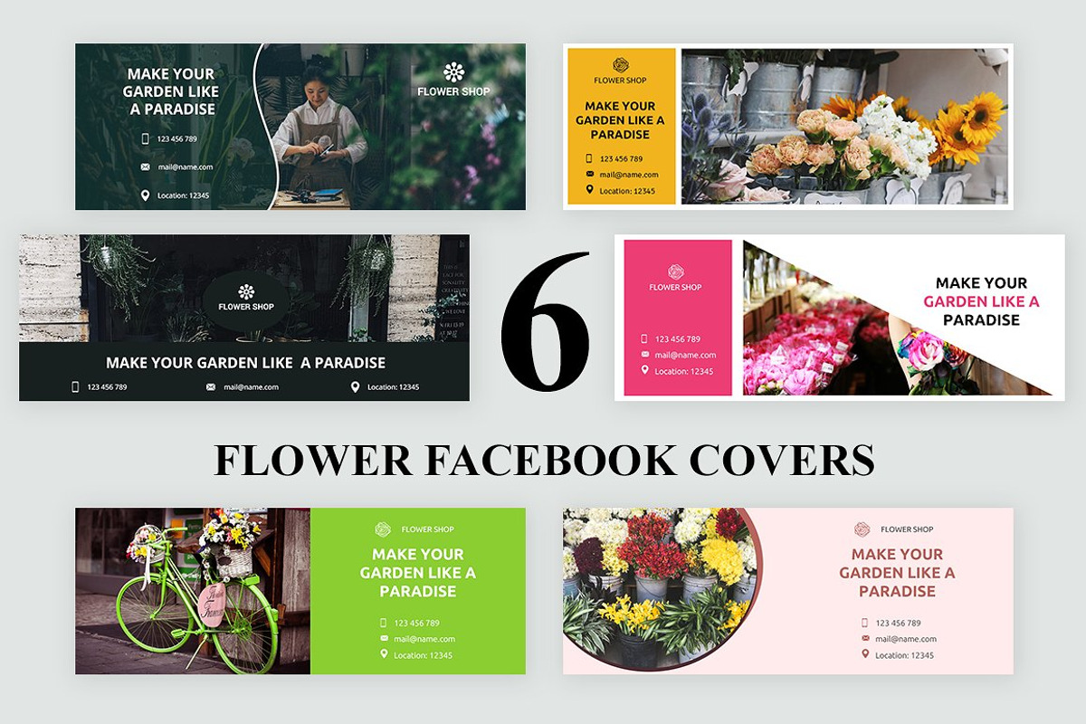Facebook Covers - 60 Templates, a Social Media Template by UNIK Agency ...