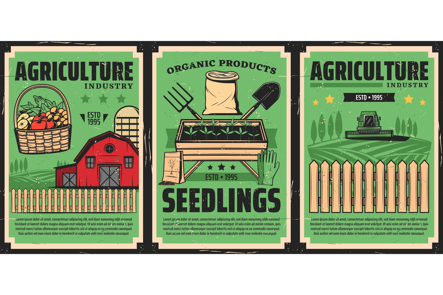 Agriculture industry, agronomy, a Technology Illustration by Vector ...