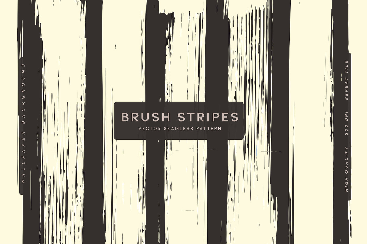 Brush Stripes, a Pattern Graphic by MalyskaStudio