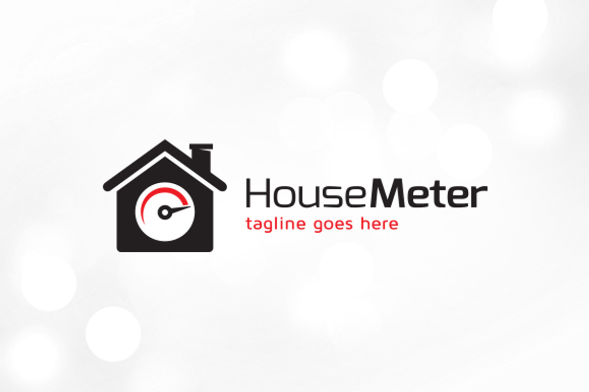 House Meter Logo Template, a Branding & Logo Template by gunaonedesign