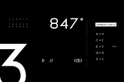 Atom - Sharp edge Future Scifi font