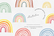 RAINBOW BUNDLE / watercolor clipart, an Illustration by KruthDesign