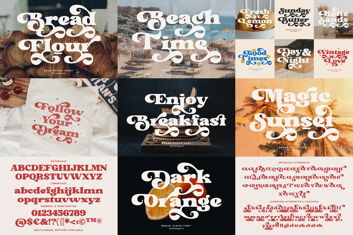 The Modern & Unique Font Bundle #02, a Serif Font by Prioritype Co