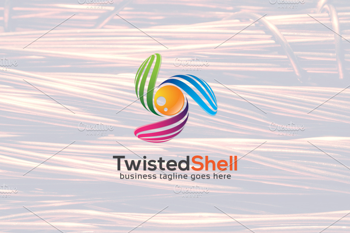 Twisted Shell Logo, a Branding & Logo Template by Slim Studio ...