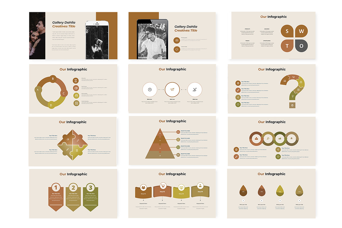 Dahlia - Powerpoint Template, a Presentation Template by AQR Studio