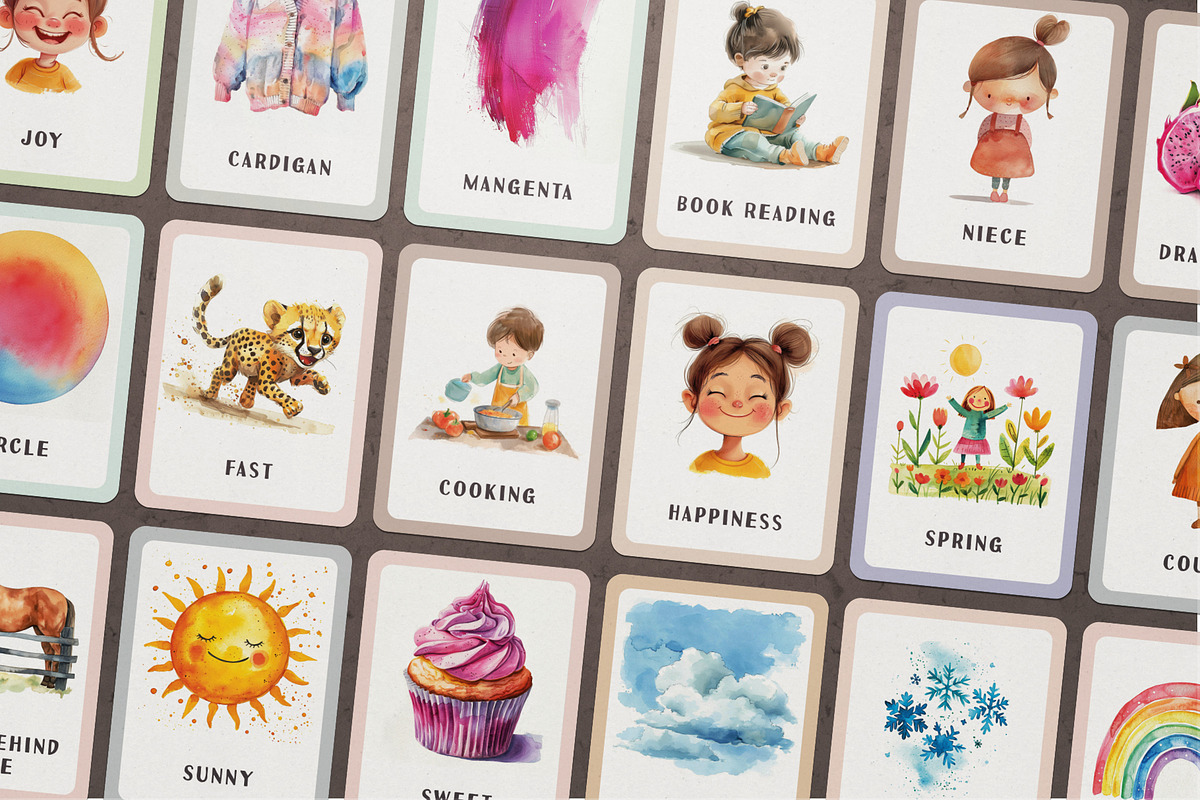 Educational Basics Cards Bundle