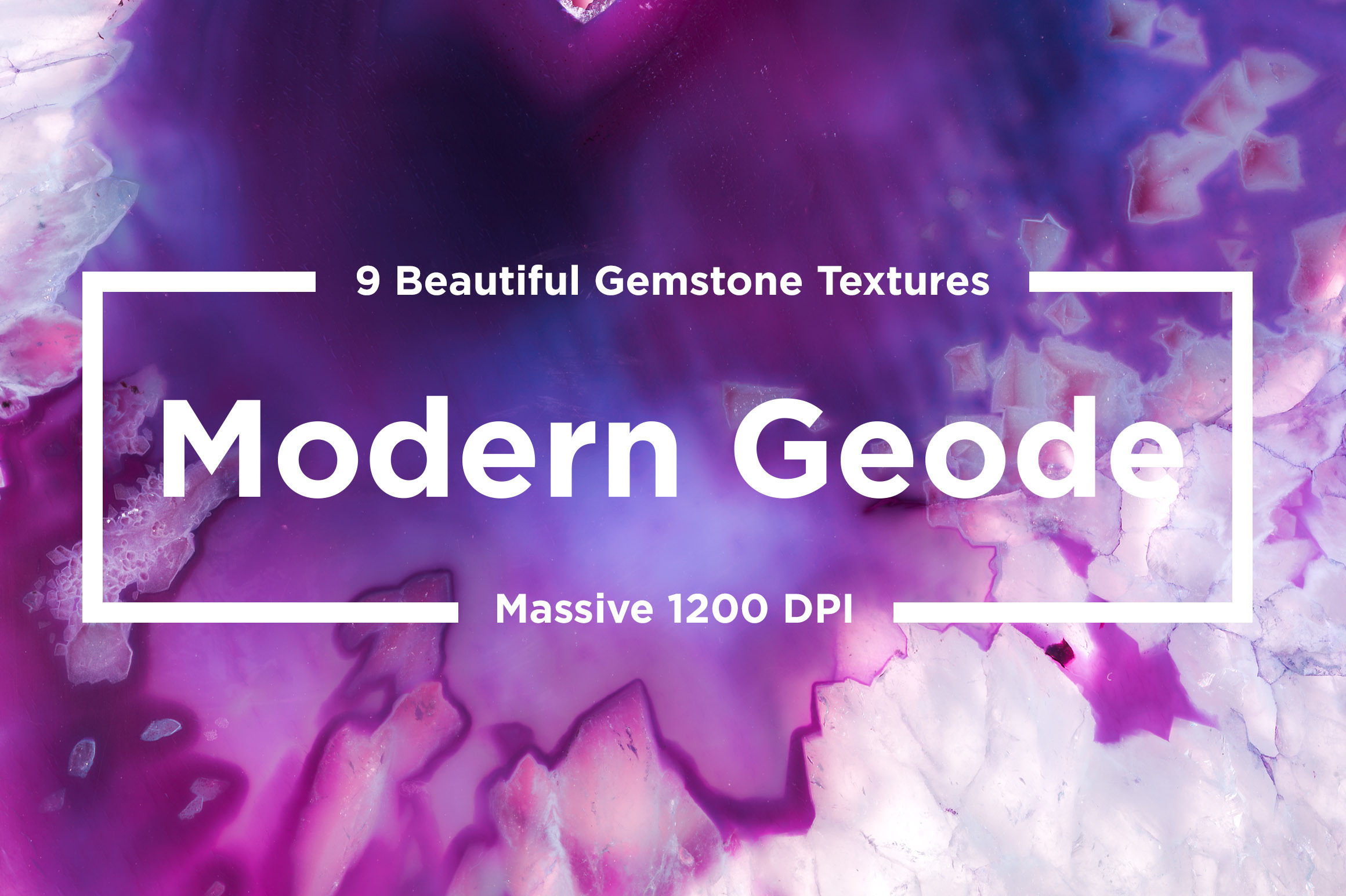 Modern Geode Gemstones, a Texture Graphic by Fox & Bear