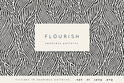 Flourish Seamless Patterns Set, a Pattern Graphic by Curly_Pat