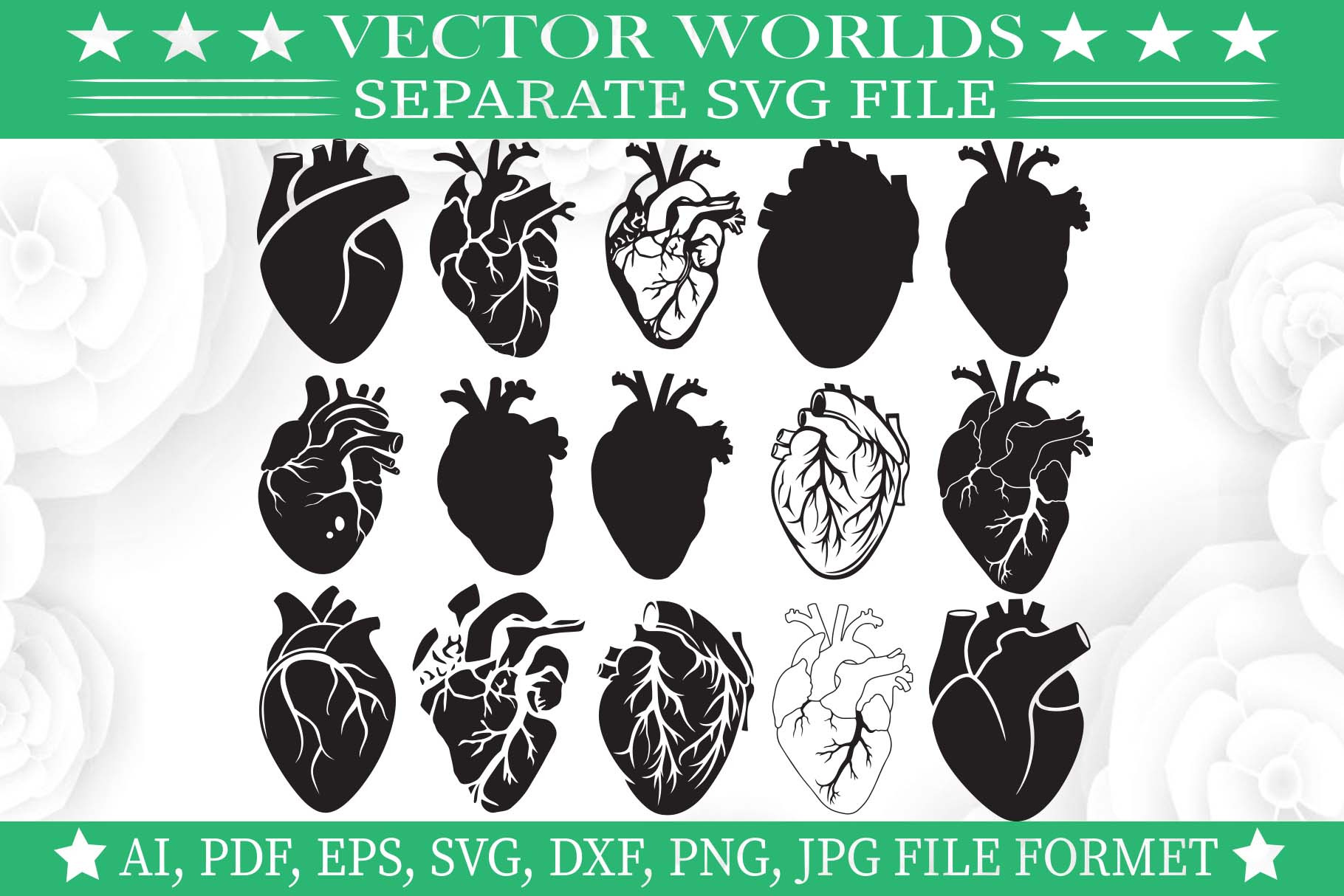 Human Heart Svg, Heart, Human Svg, an Object Graphic by VectorWorlds ...