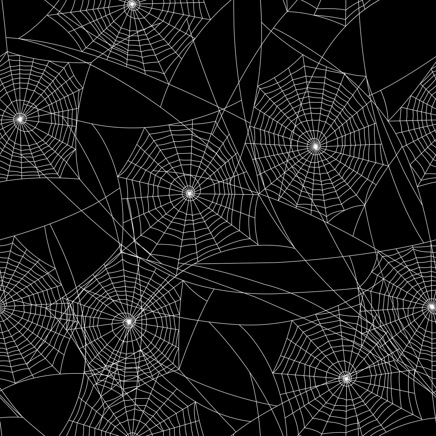 Spider web seamless pattern., a Pattern Graphic by incomible