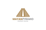Mayan Pyramid Logo, a Branding & Logo Template by Maraz Logo