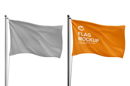 3D Flag`s Bundle Mock-up, a Product Mockup by GK Creative