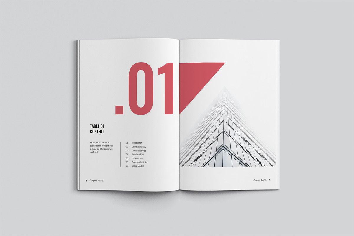 Company Profile Magazine, a Magazine Template by AQR Studio