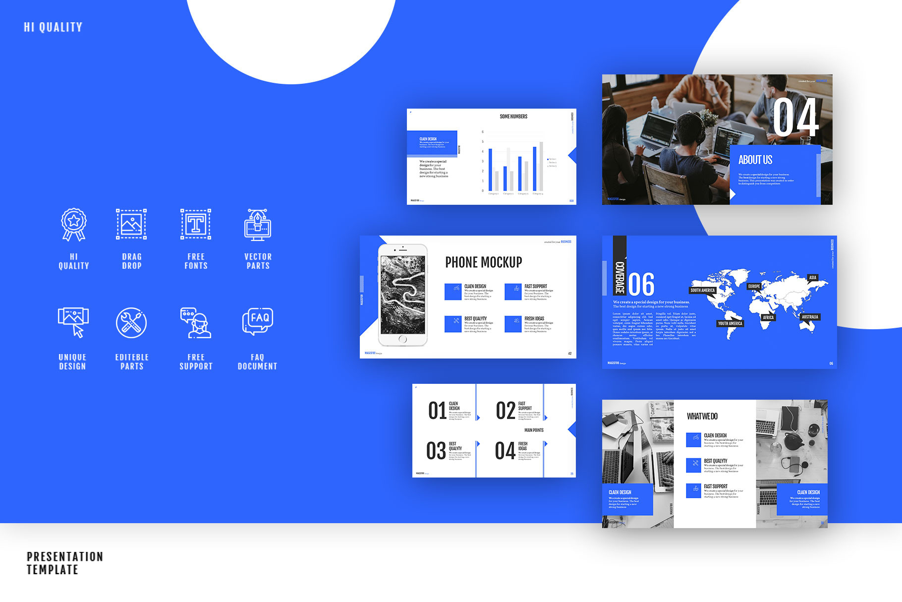 PowerPoint Digital Team Portfolio, a Presentation Template by INSP.DESIGN