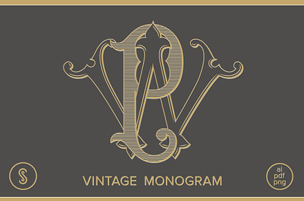 JK Monogram KJ Monogram, a Branding & Logo Template by Shuler Studio