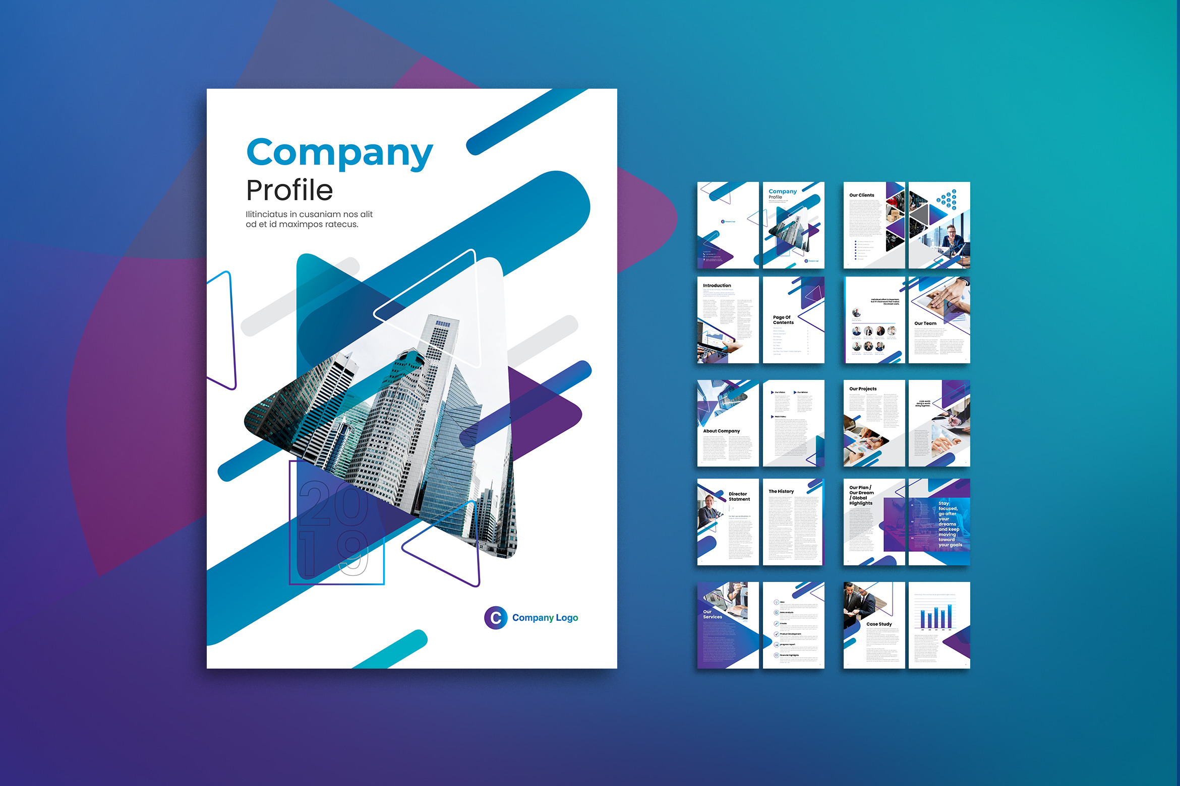 Company Profiles for Creative Agency, a Brochure Template by UICreative