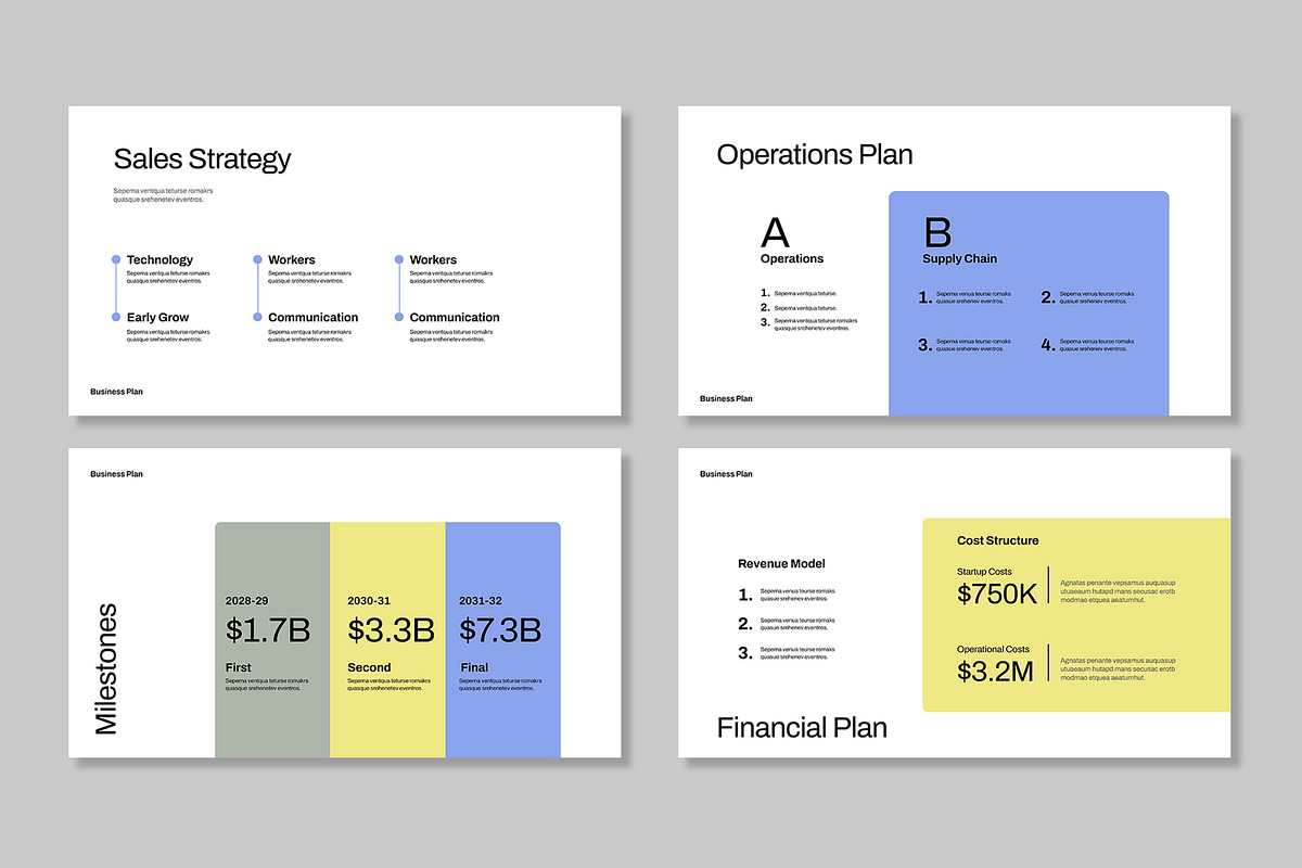 Business Plan Presentation Template