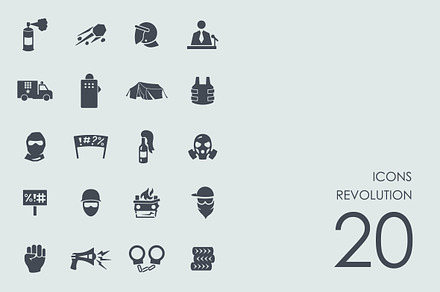 12 revolution icons, an Icon by Palau