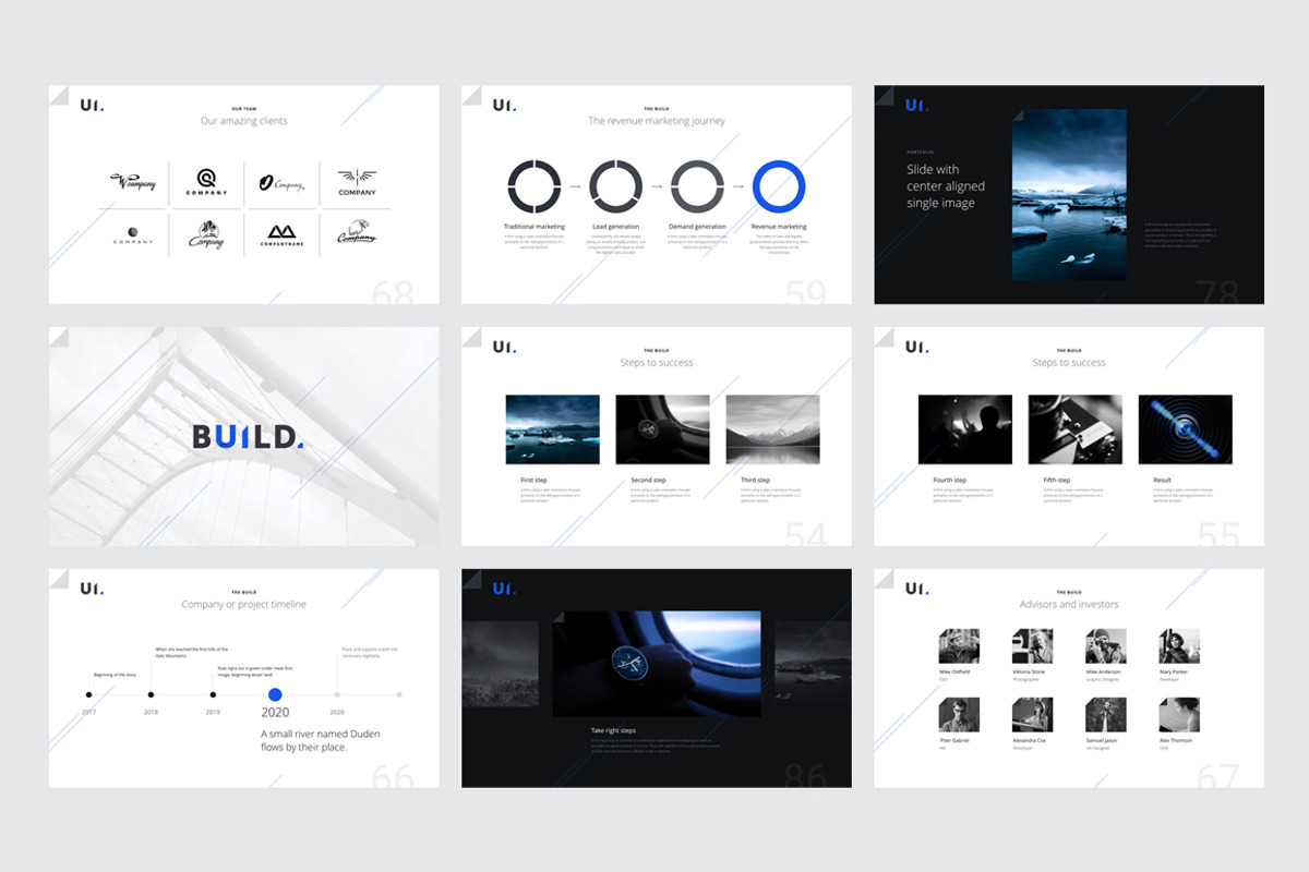 BUILD PowerPoint Template, a Presentation Template by Rework | Creative ...