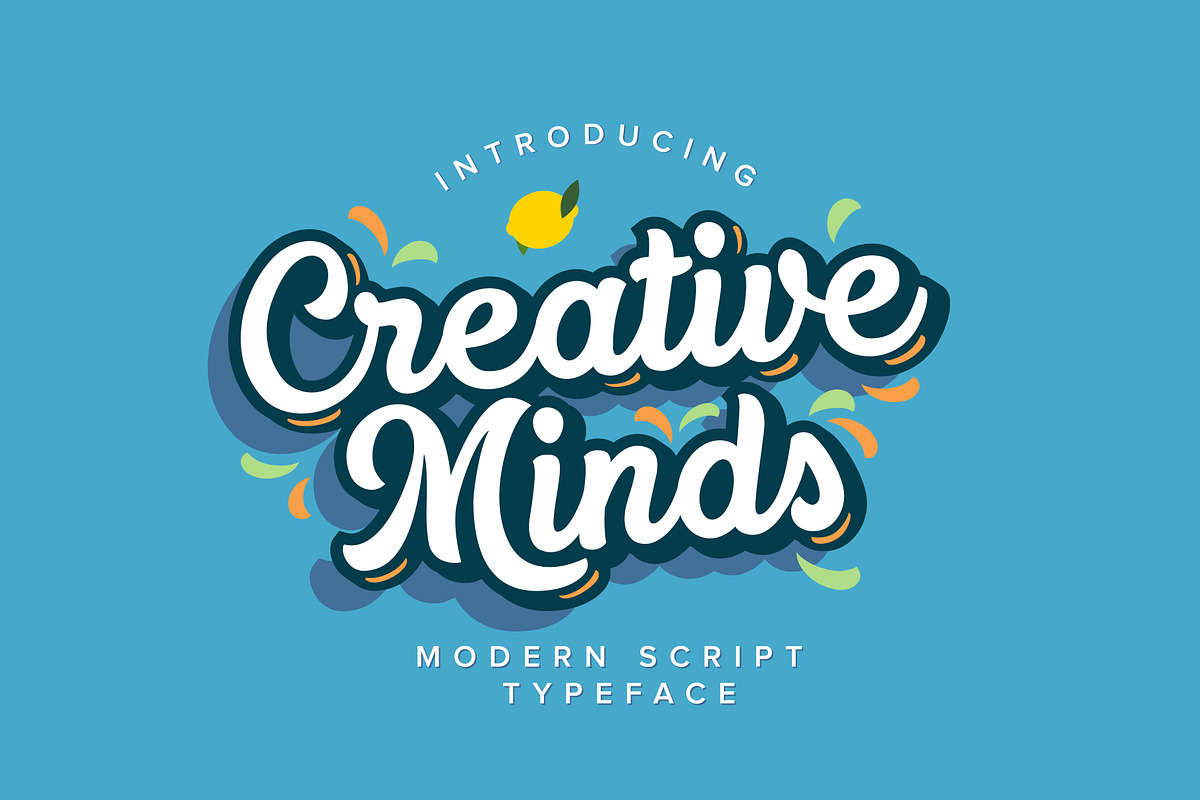 Creative Minds Typeface, a Script Font by Liviu