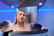 Whole body cryotherapy booth containing alternative, attractive, and ...