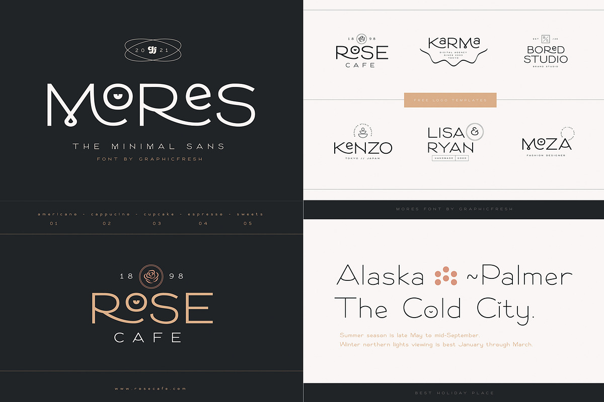 Modern Font Bundle - Clean Sans Font, a Sans Serif Font by Graphicfresh