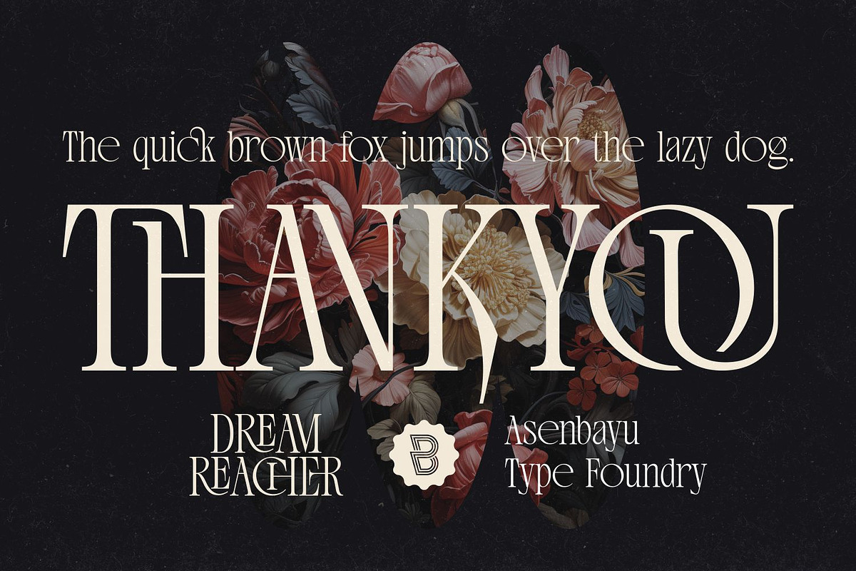 Dream Reacher - Stylish Ligature Font