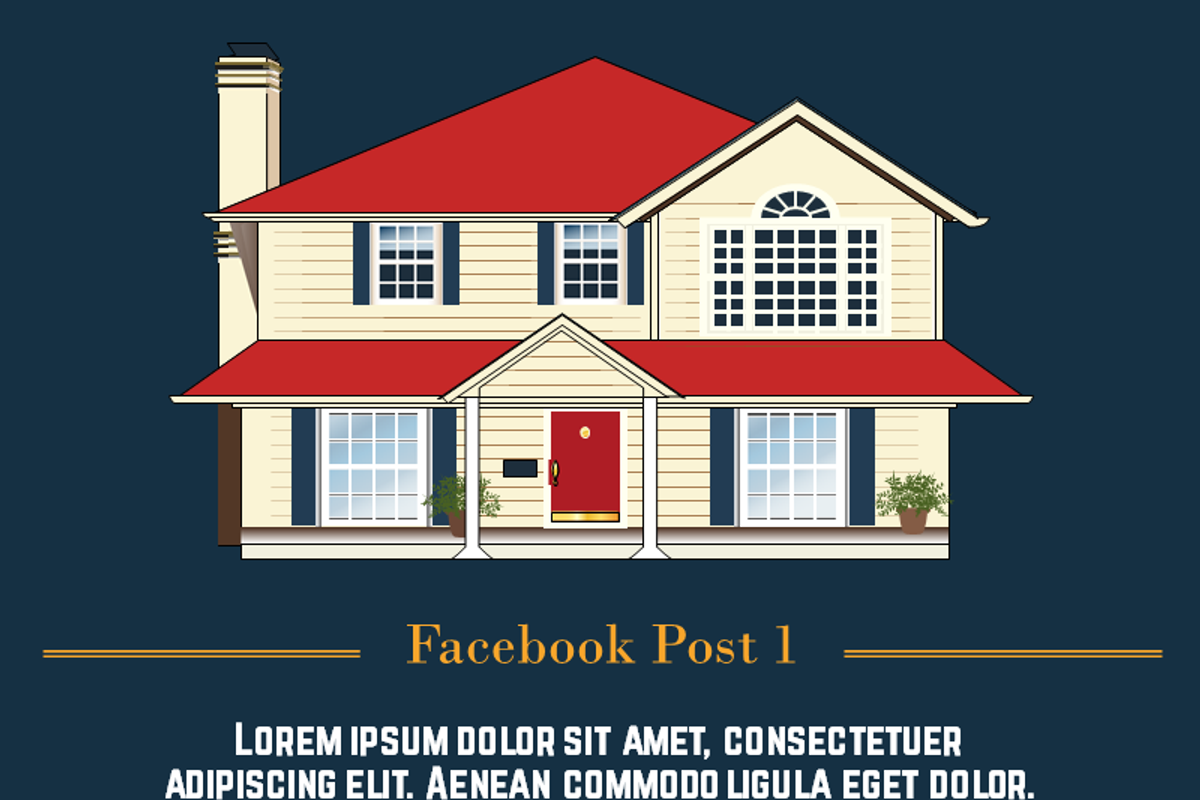 Facebook Post 1 PowerPoint template, a Social Media Template by Yes ...
