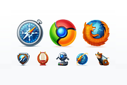 Web Browsers Icon Set, an Icon by Web Icon Set