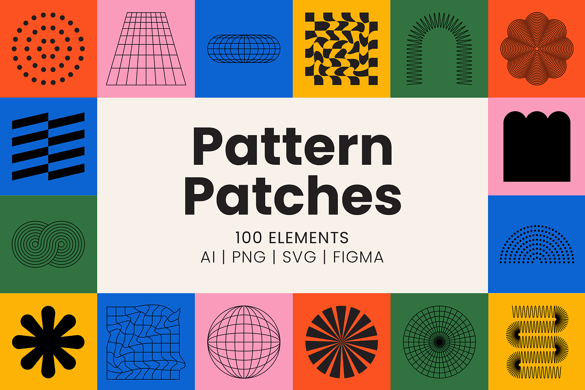 Pattern Patches and Abstract Shapes
