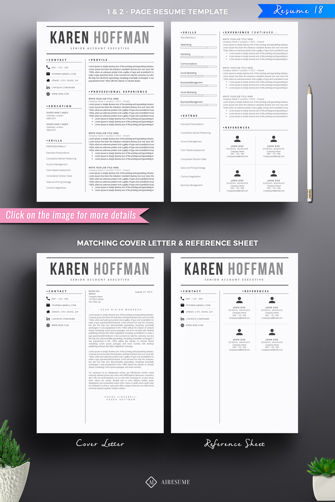 Resume/CV Mega Bundle | Resume Templates ~ Creative Market