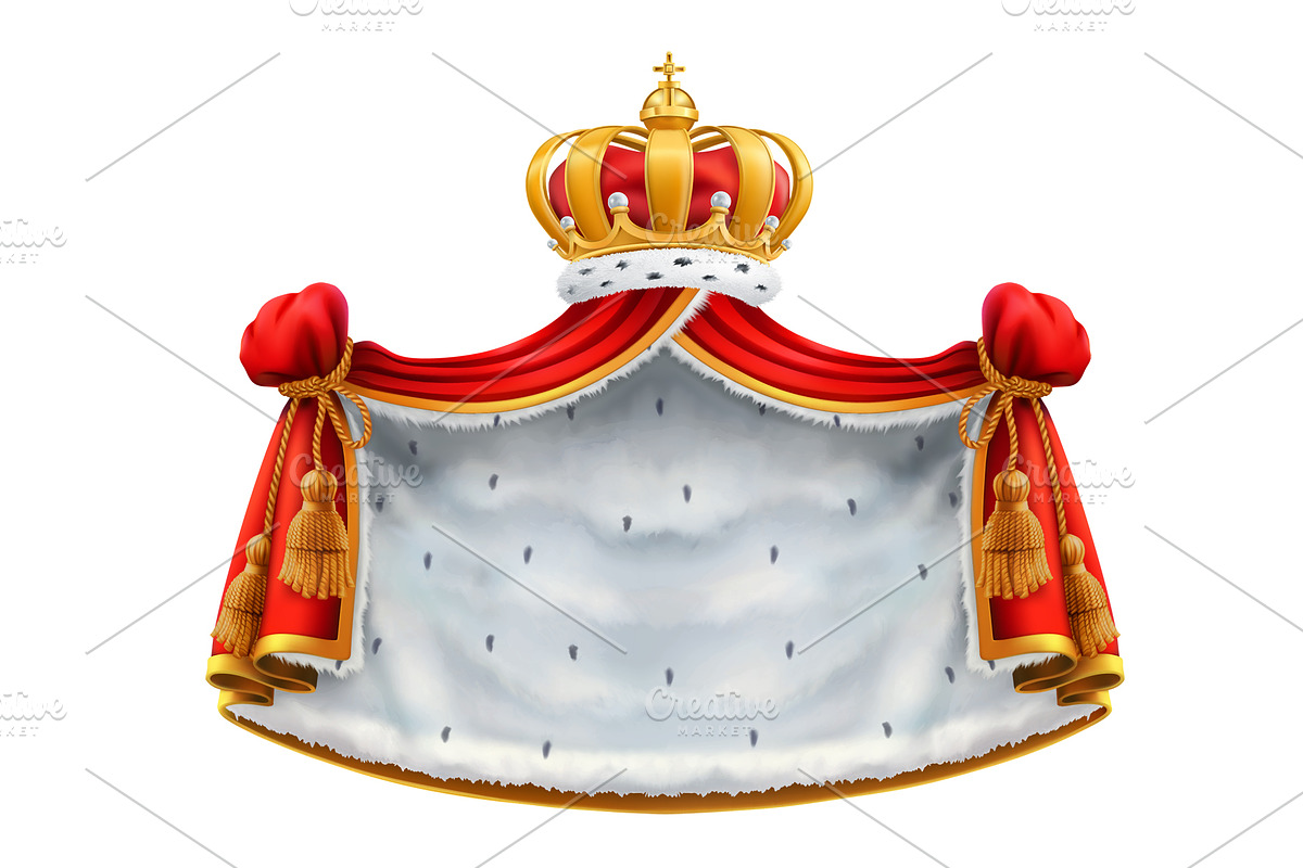 Royal symbols, king and kingdom, an Icon by Allevinatis Studio