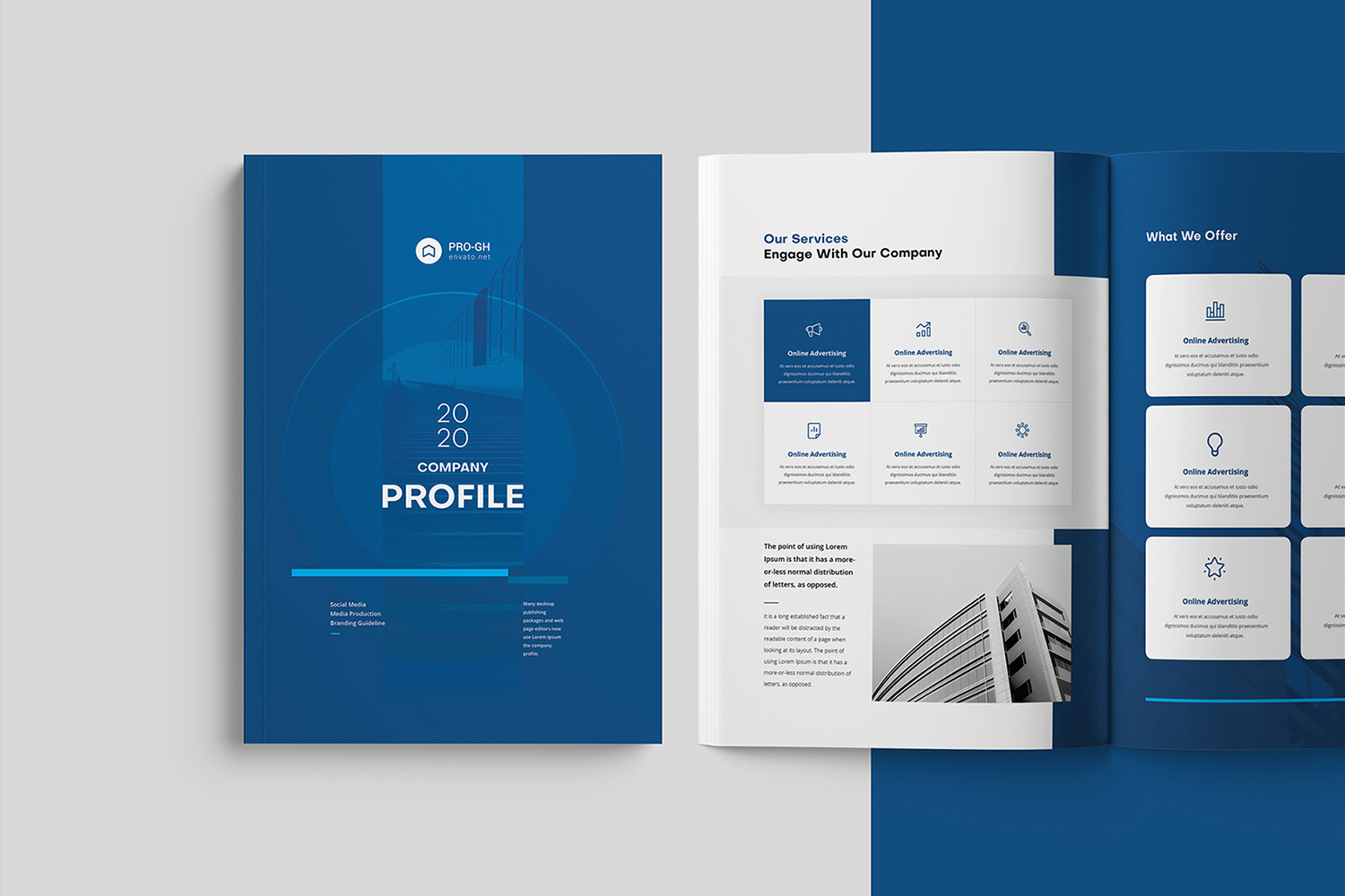 Company Profile 2023, a Brochure Template by Pro-Gh