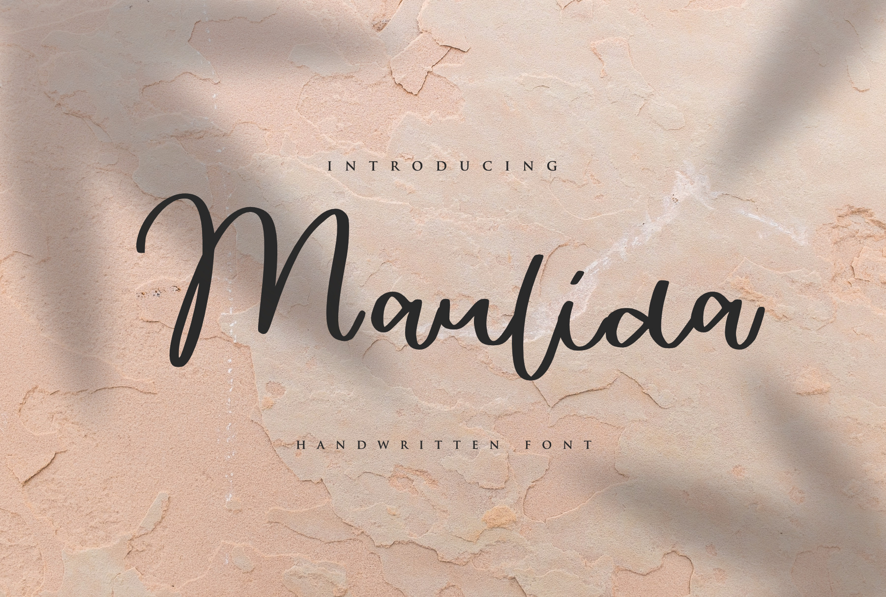 maulida font, a Script Font by Mariyana