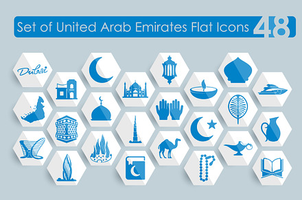 United Arab Emirates icons | Icons ~ Creative Market